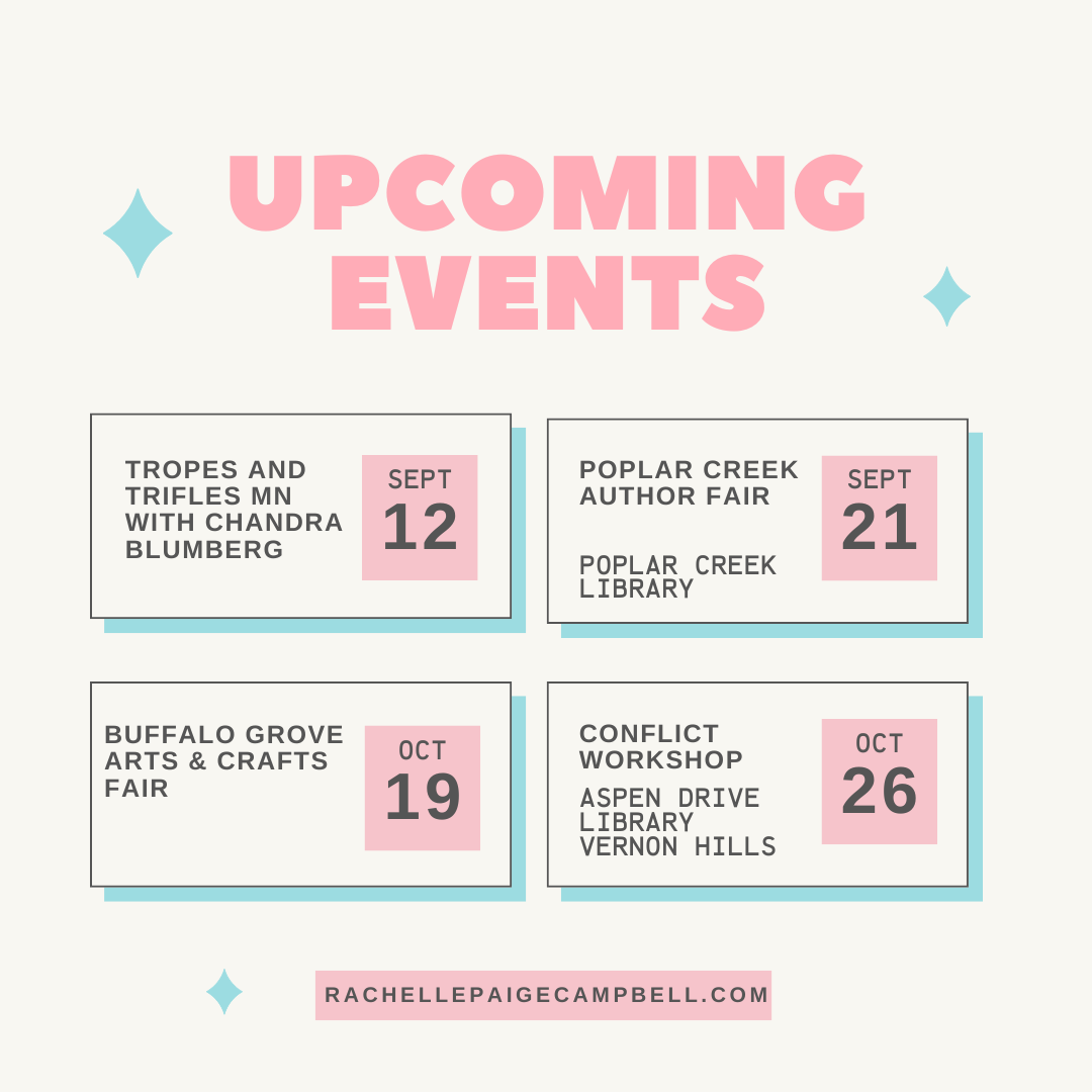 Save the Date for these upcoming events! | Rachelle Paige Campbell